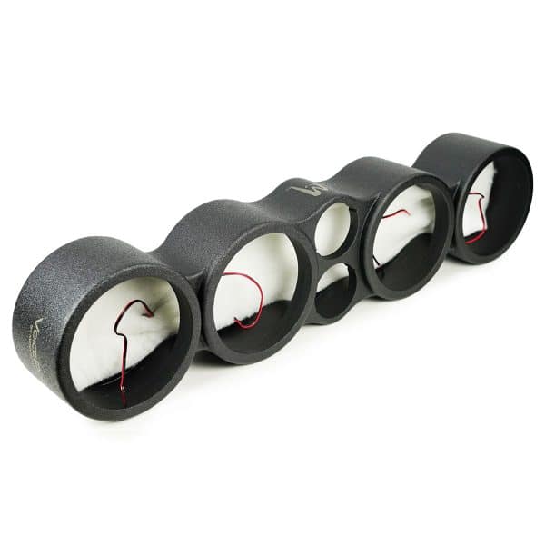 Quad 8″ Empty Midrange Enclosure with Tweeters – Menace Audio