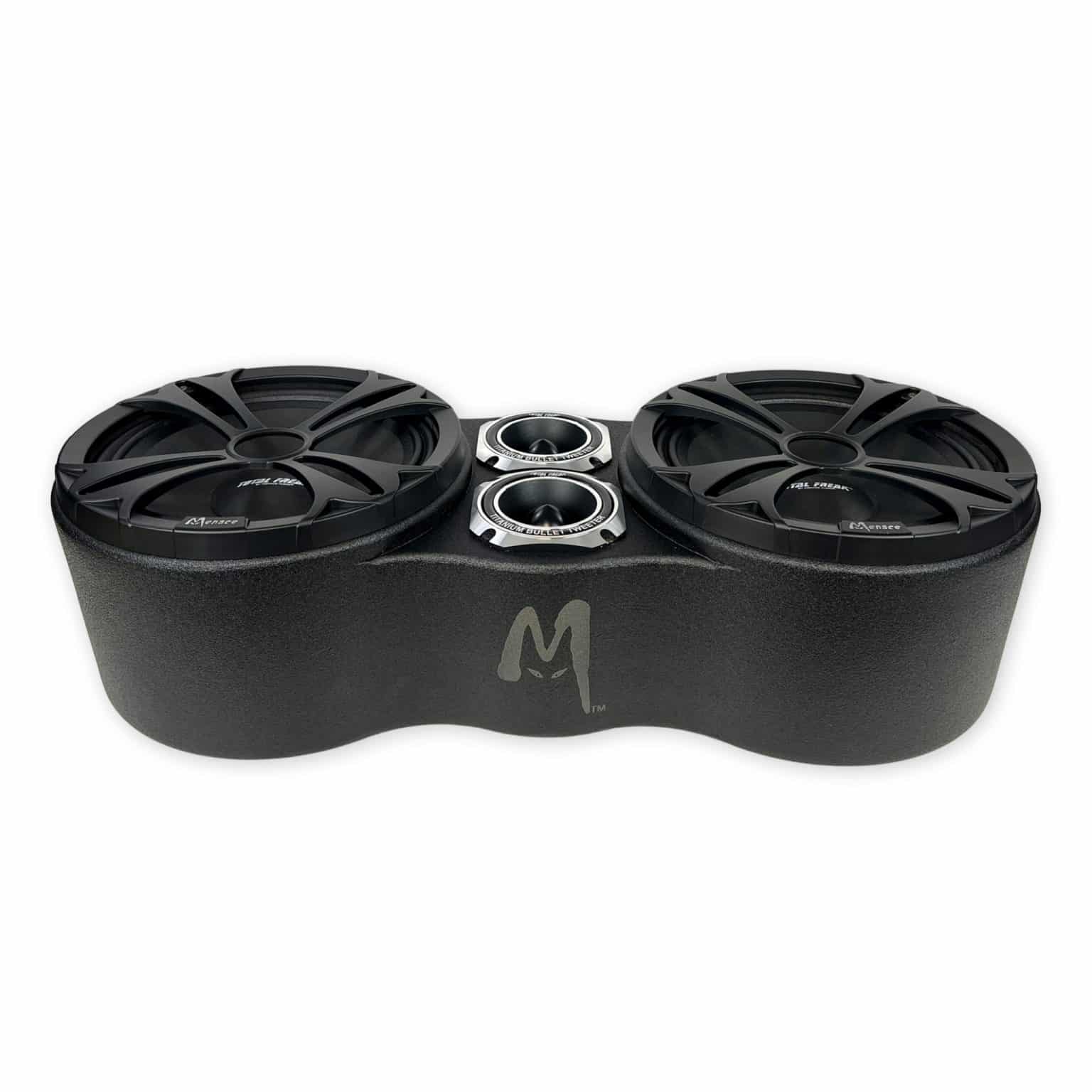 Dual 10″ Loaded Midrange Enclosure with Tweeters – VOICEPOD® – Menace Audio