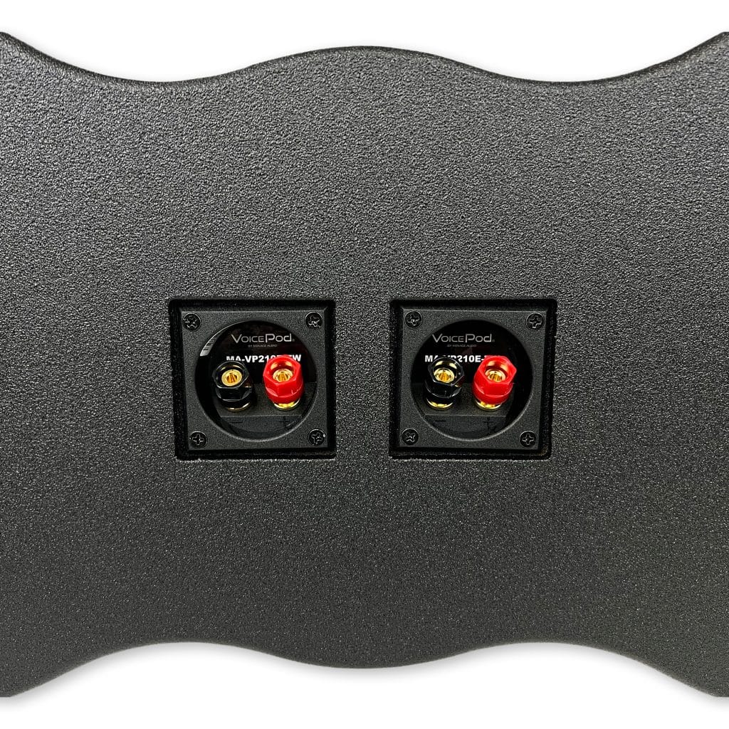 Dual 10″ Loaded Midrange Enclosure with Tweeters – VOICEPOD® – Menace Audio