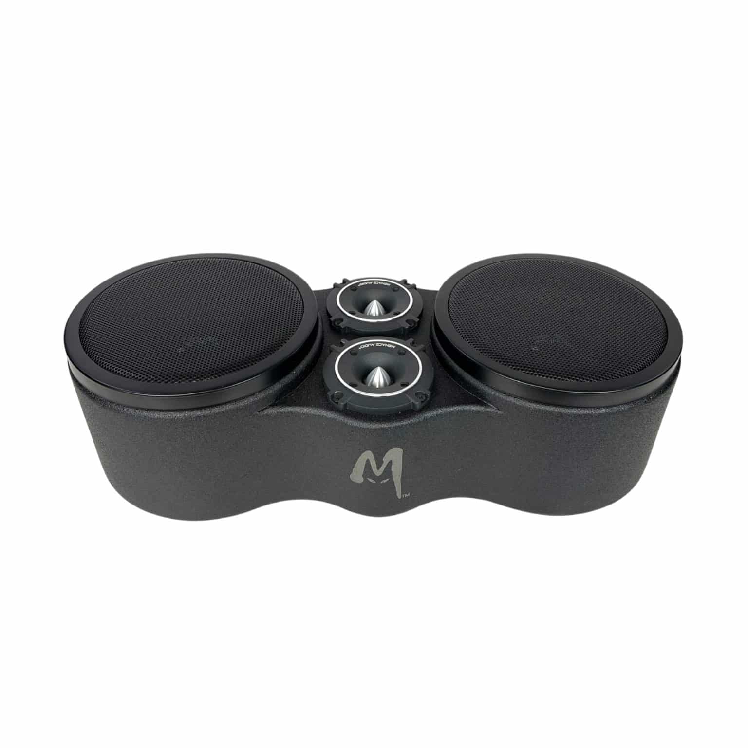 Dual 8″ Loaded Midrange Enclosure with Tweeters – VOICEPOD® – Menace Audio
