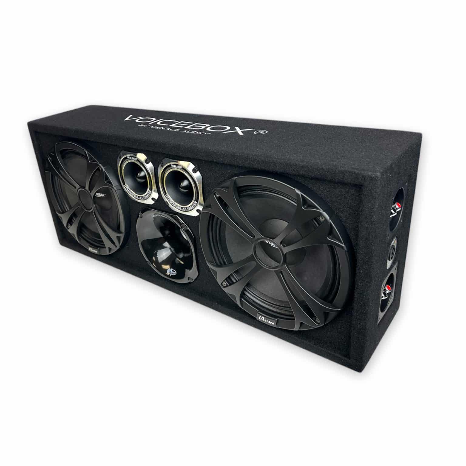 Dual 10″ 3-Way Midrange Enclosure – VOICEBOX® – Menace Audio