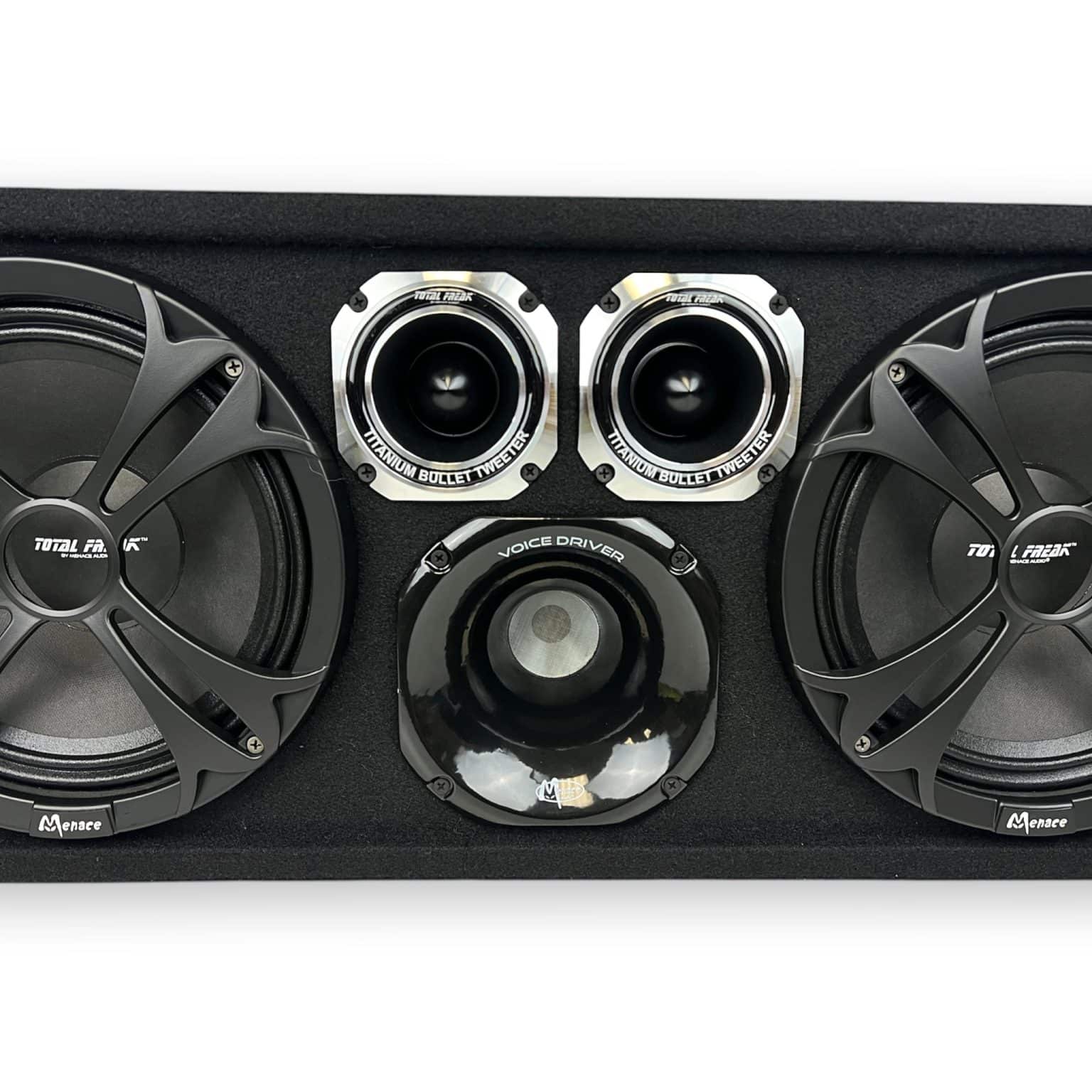 Dual 10″ 3-Way Midrange Enclosure – VOICEBOX® – Menace Audio